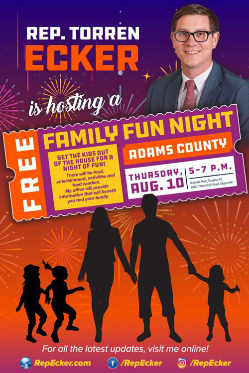 Upcoming Events | PA State Rep. Torren Ecker