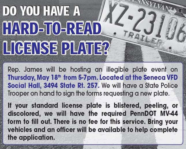 Events | PA State Rep. R. Lee James